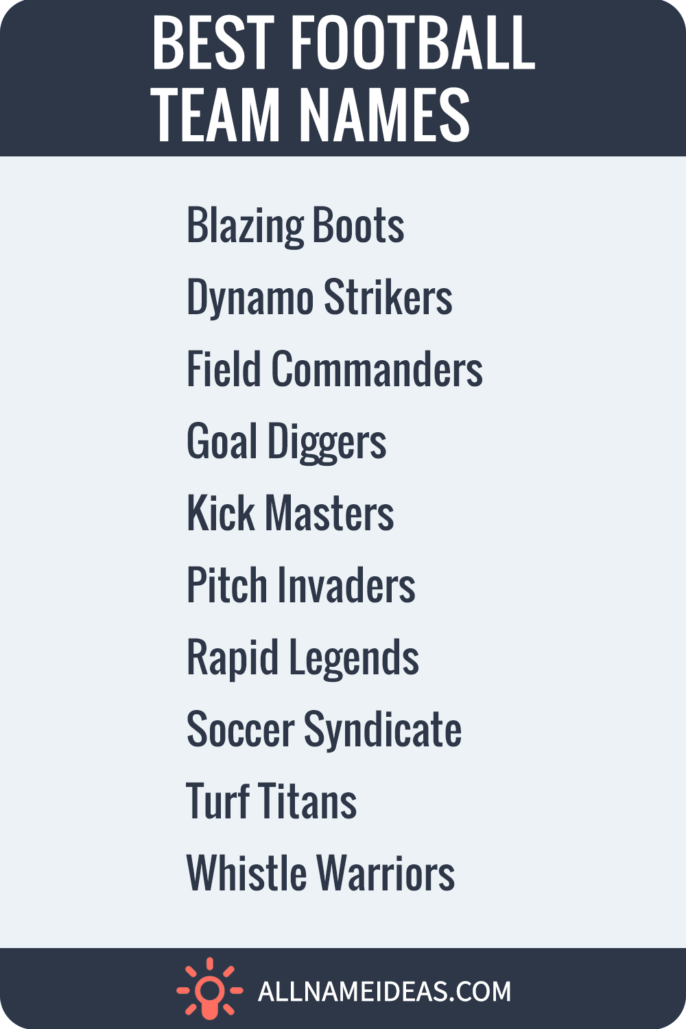 900 Best Soccer Team Names to Score Big